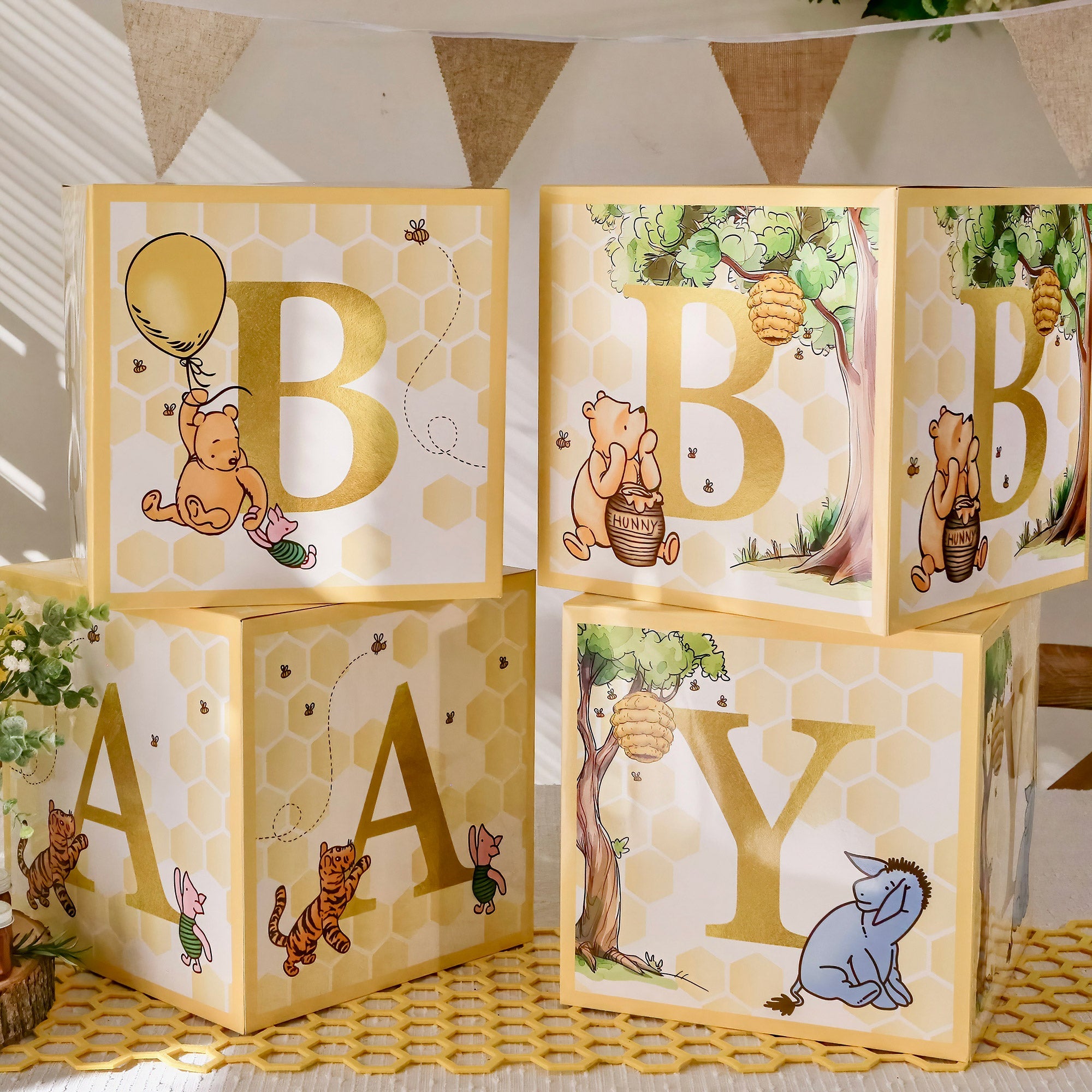 Honey Bear Baby Block Boxes – Kate Aspen