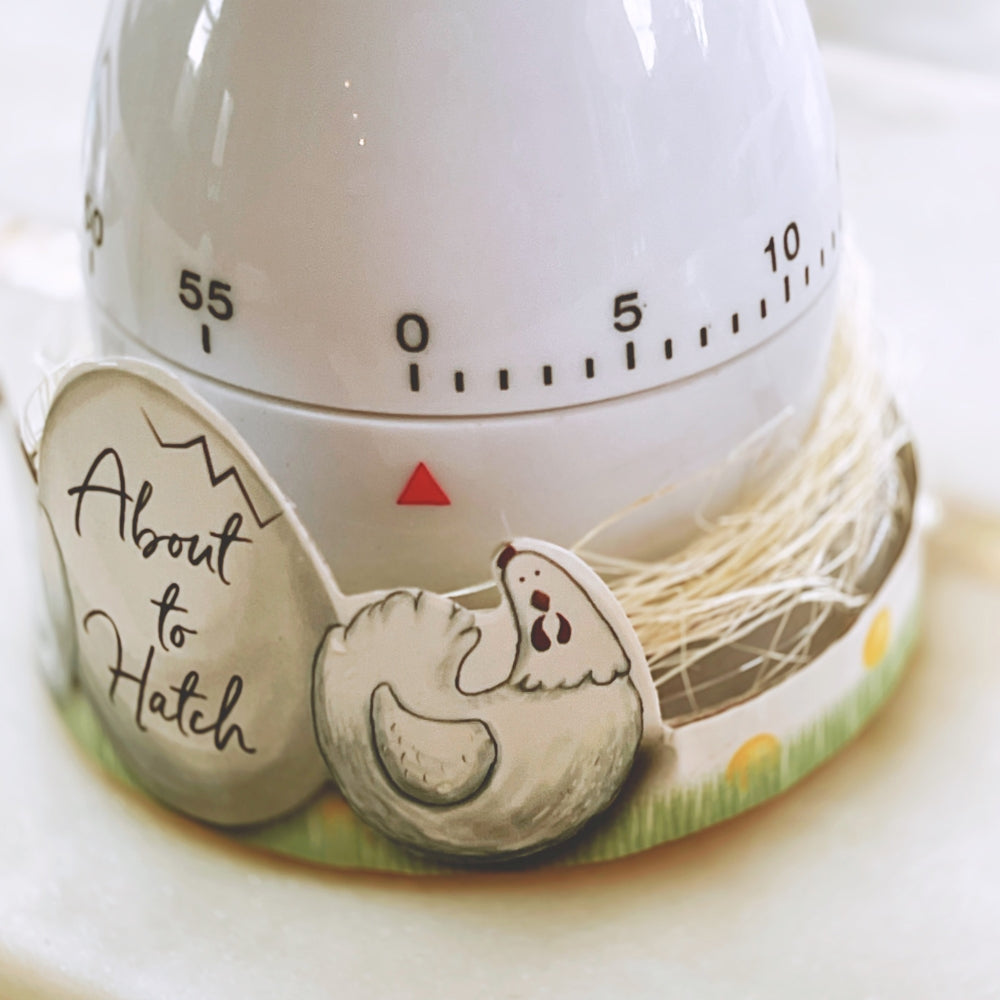 About to Hatch Kitchen Egg Timer - Baby Shower Favors by Kate Aspen